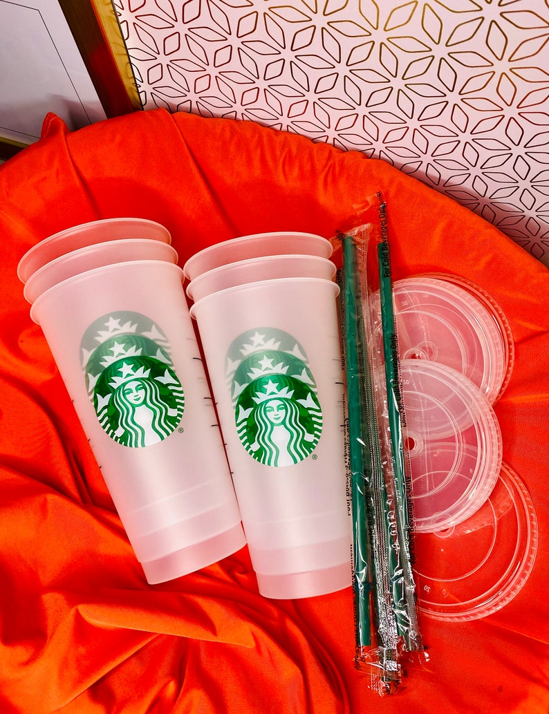 Starbucks Cold Cup / Plain Starbucks / Venti Cold Cups 24oz / Bulk ...