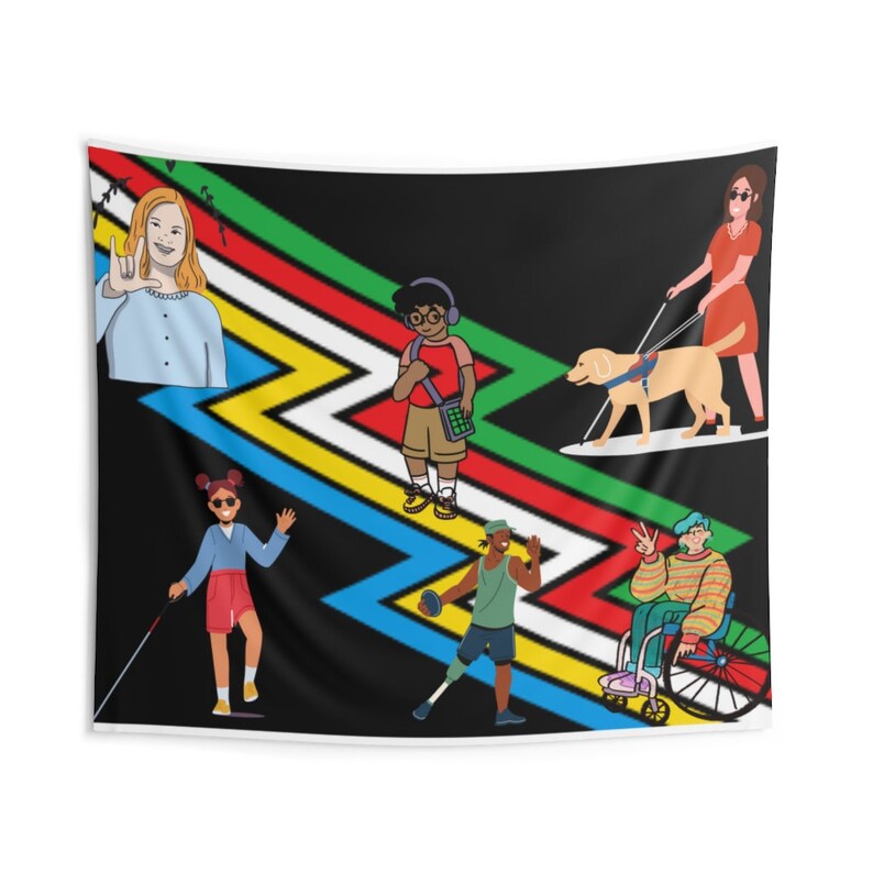 Disability Pride Flag Disability Awareness Disability Gift - Etsy