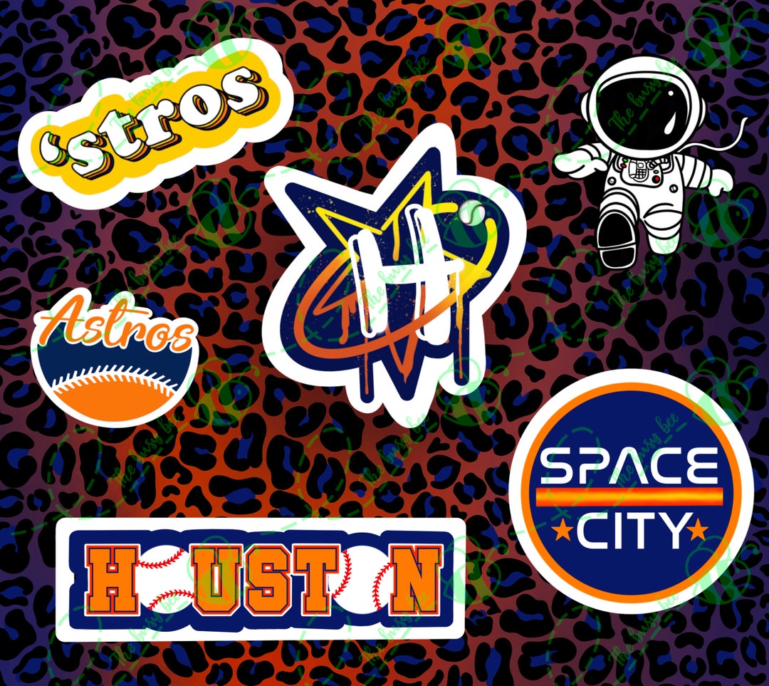 Astros Sticker Style Tumbler Wrap - Etsy