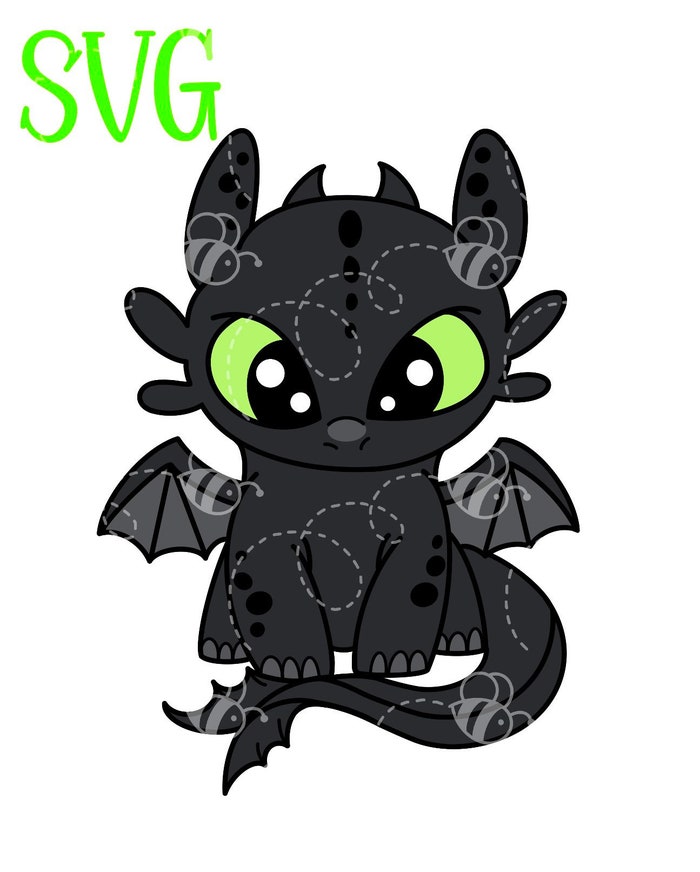 Toothless Svg - Etsy