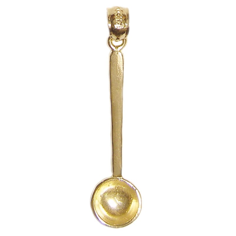 New 14k Gold Spoon Ladle Pendant - Etsy