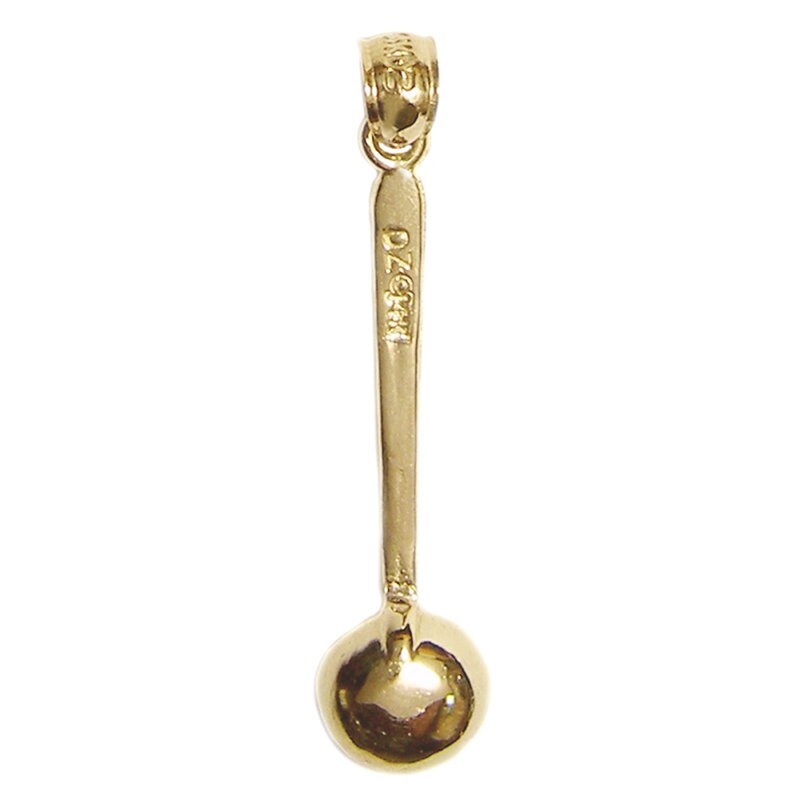 New 14k Gold Spoon Ladle Pendant - Etsy