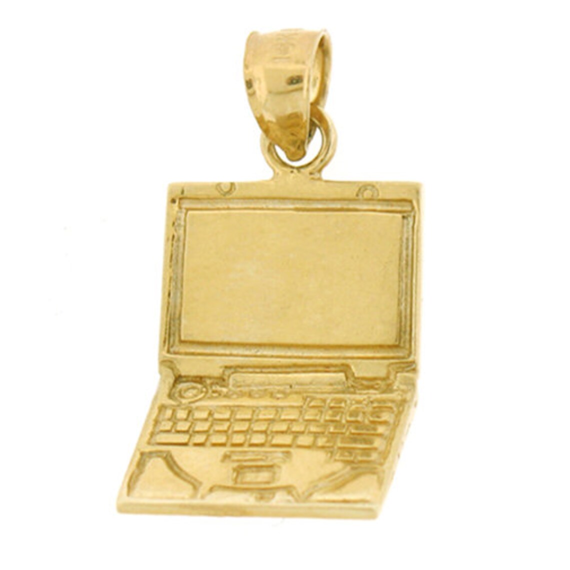 New 14k Gold Laptop Computer Pendant - Etsy