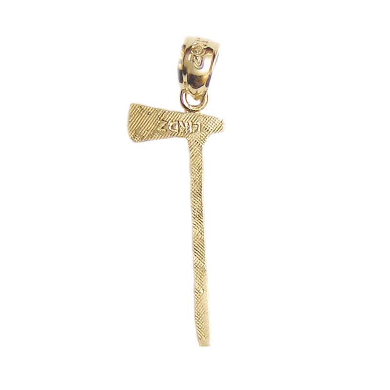 New 14k Gold Tomahawk Axe Pendant - Etsy