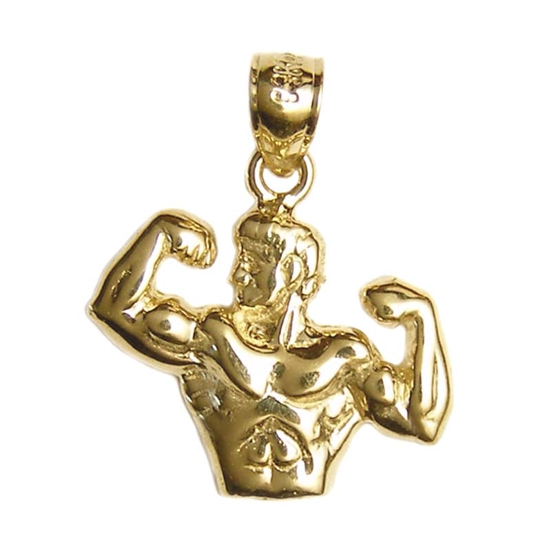 Bodybuilder Necklace - Etsy