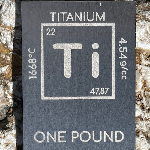 1 Lb Titanium Investment Bar CP chemically Pure Grade - Etsy