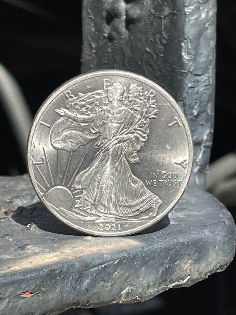 1 Oz Titanium Round American Eagle Coin Design 1 Ounce 31 G Fine ...