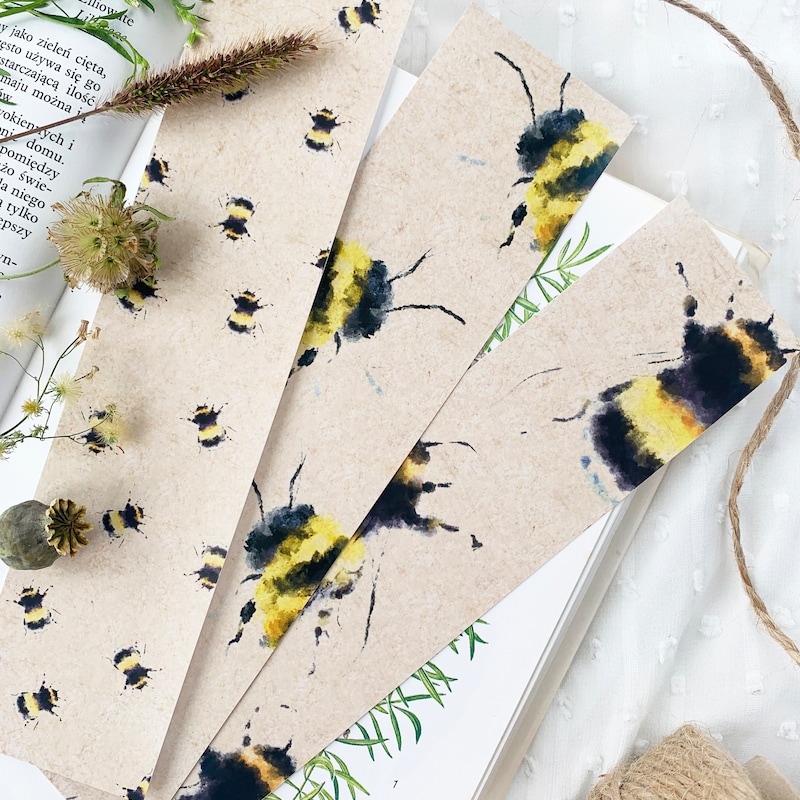 Bee Bookmark - Etsy