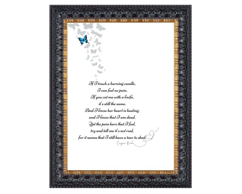 Corpse Bride Quote, Butterfly Art Print, Printable Wall Art, Digital ...