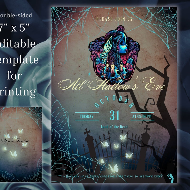 Corpse Bride Card - Etsy