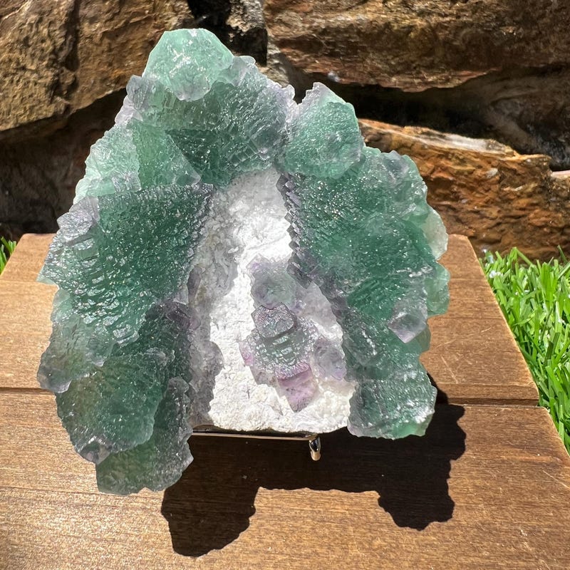 Purple Matrix Fluorite - Etsy