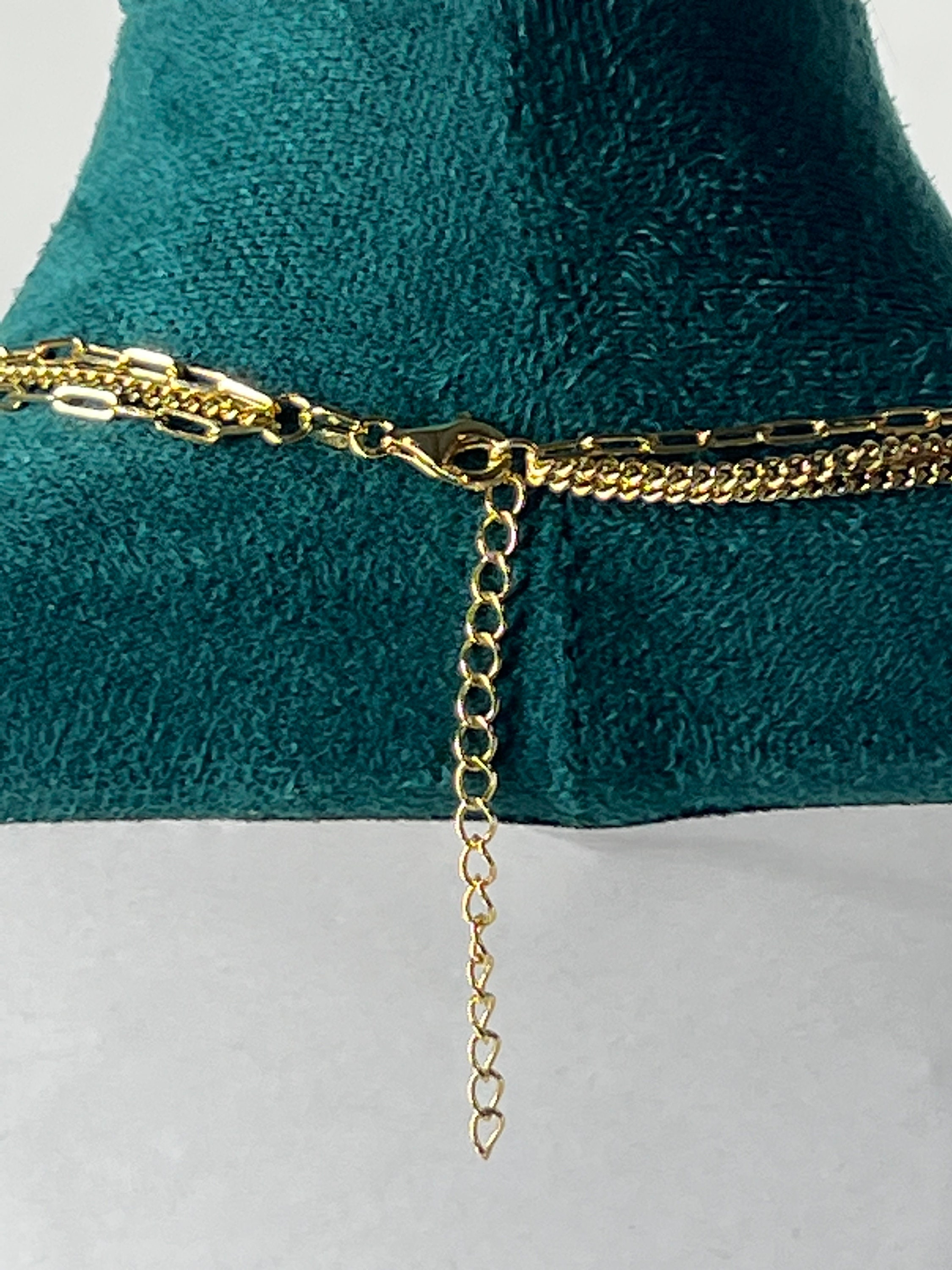 Gold Sterling Silver Layer Paperclip Chain - Etsy