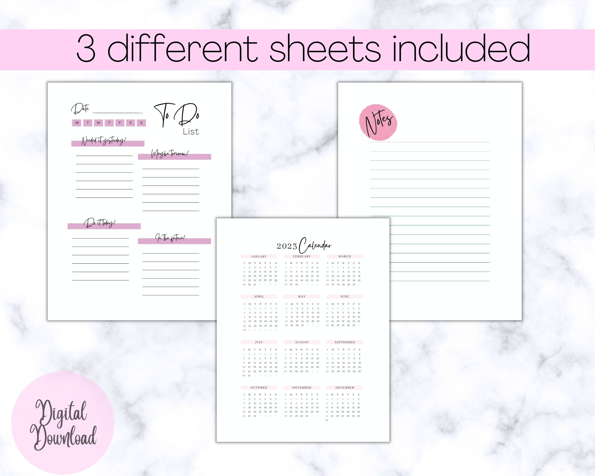 Daily Task Check-list - Etsy