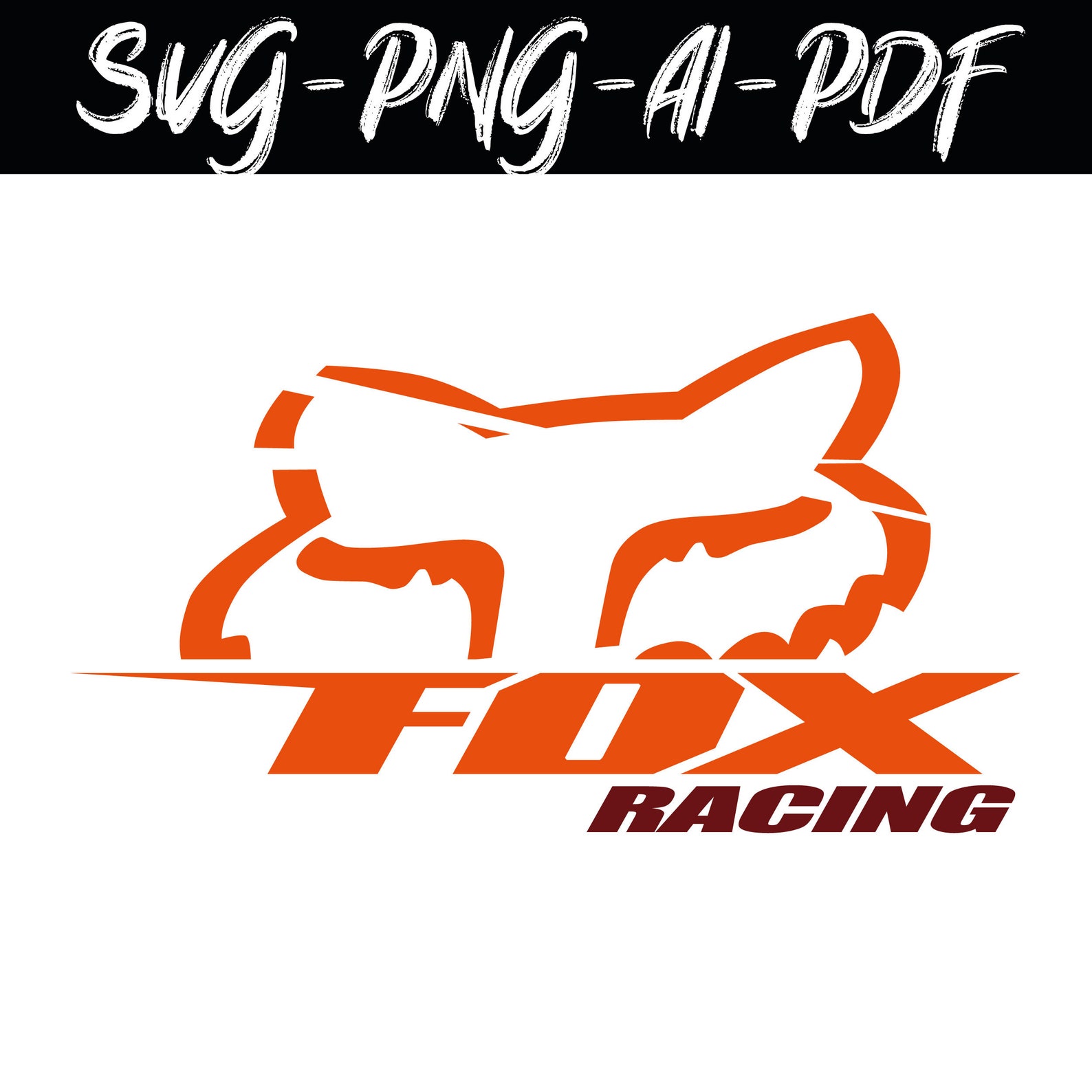 Fox Racing Logo Yellow Theme is Available for Download and Recolor ...