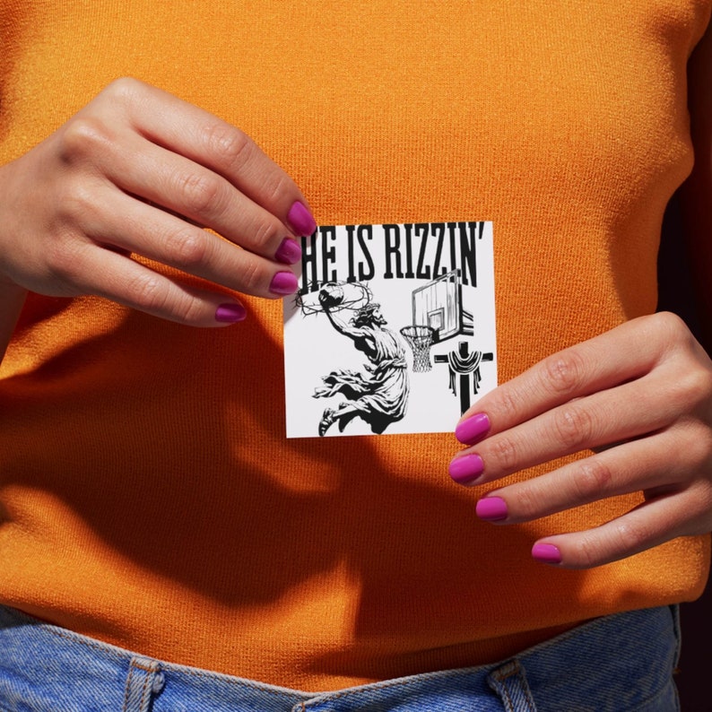 He is Rizzin' SVG, Funny Jesus SVG, Cute Easter Shirt Humor Easter ...