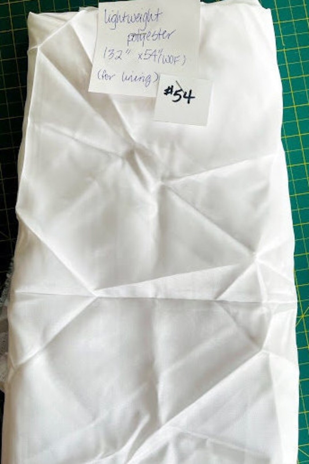 White Polyester Lining, Light Weight - Etsy