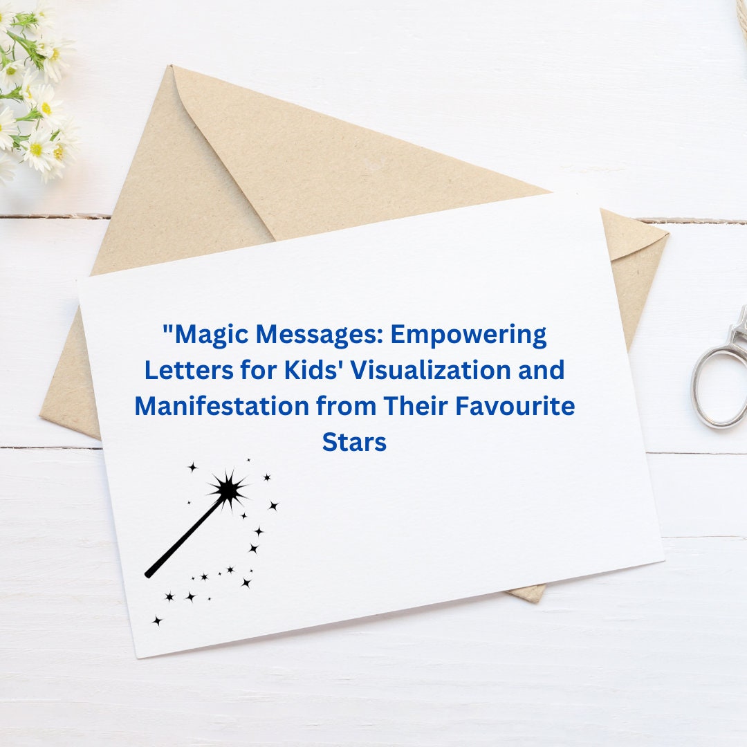 Magic Messages Visualisation Letters for Kids Motivation Manifestation ...