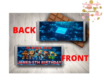 Roblox Candy Bar Wrapper - Etsy