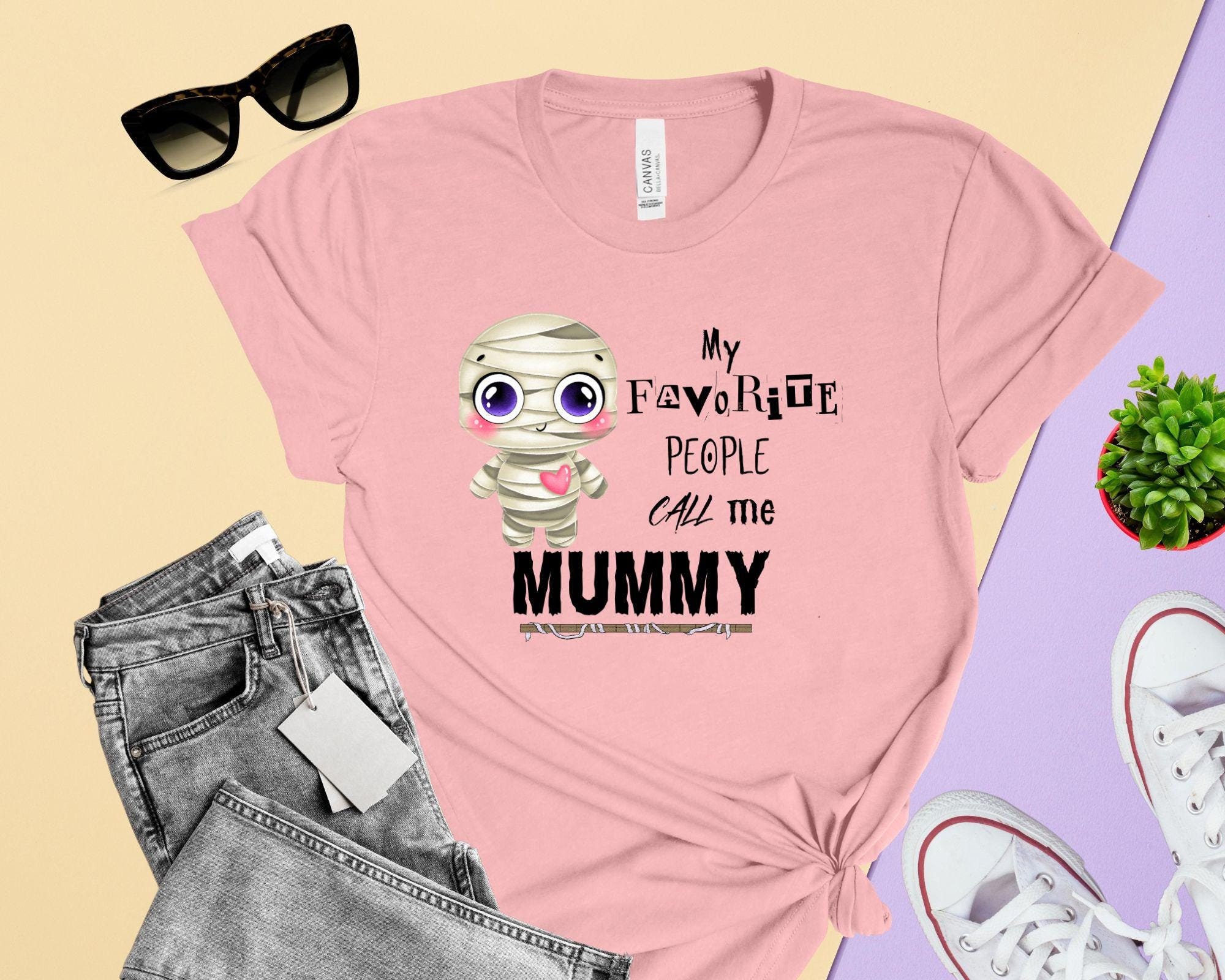 My Favorite People Call Me Mummy Halloween Shirt, Mummy Halloween Gift ...