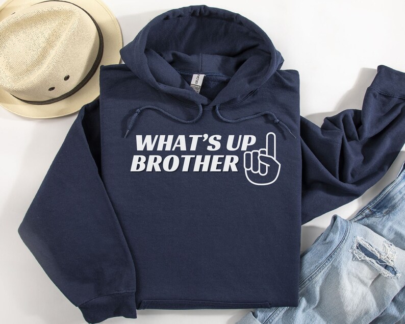 What's up Brother Hoodie, Streamer Sketch Hoodie, Sports Sweatshirt ...