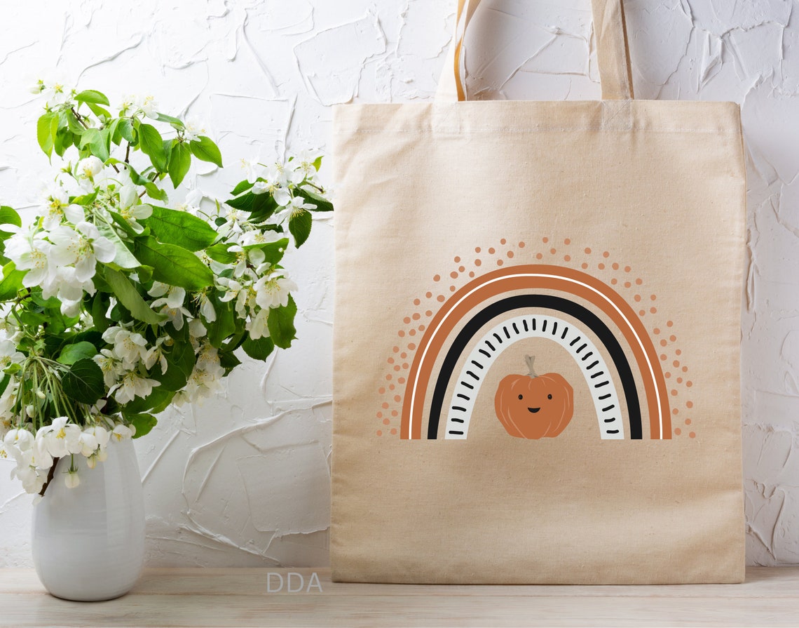 Harvest Rainbow Art, Fall Rainbow SVG, Fall Pumpkin SVG, Fall Clip Art ...