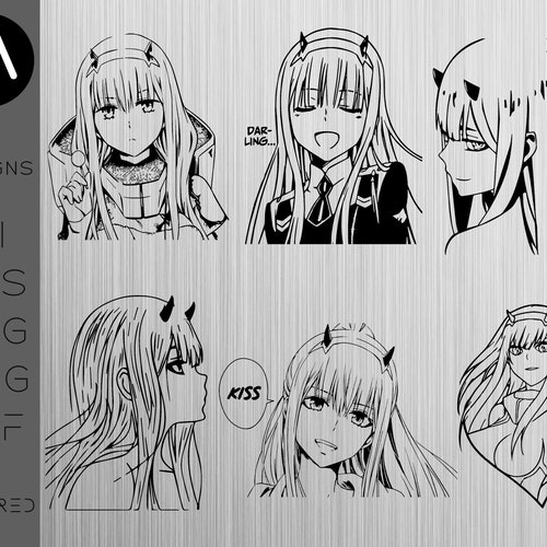 02 Svg Ahegao Face Lewd Waifu Ahegao Silhouette Bundle Ahegao Svg Ahegao Ahegao Layers Svg Anime