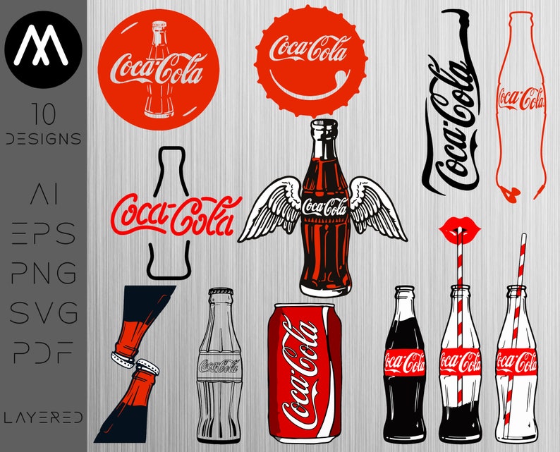 Instant Download Coca Cola Svg File for Shirts Coca Cola Svg | Etsy