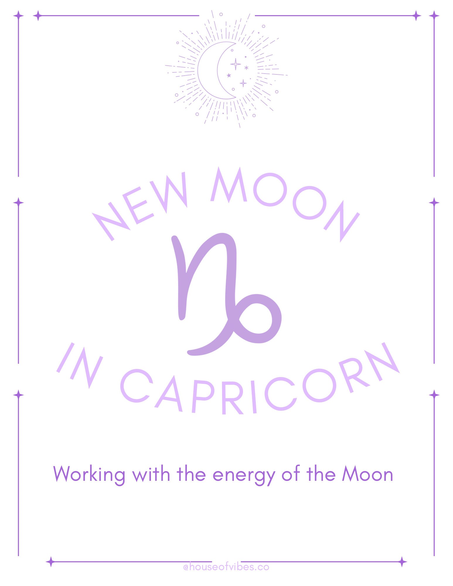 New Moon in Capricorn Workbook 2024 DIGITAL Workbook DIGITAL PRINTABLE ...