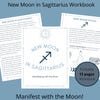 Printable New Moon Ritual, Law of Attraction Moon Planner, Moon Magic ...