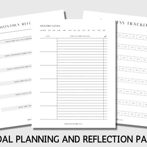 Printable Digital Planner | Daily, Weekly, Monthly and Yearly Planner ...