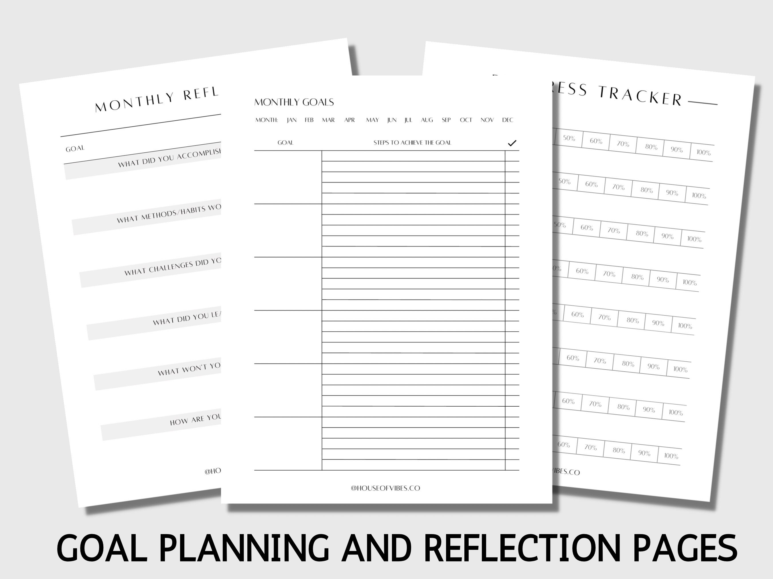 Printable Digital Planner | Daily, Weekly, Monthly and Yearly Planner ...