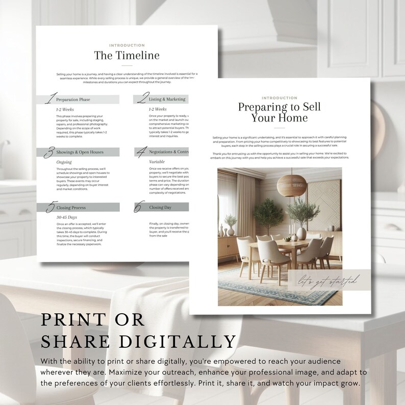 Home Sellers Guide Brochure Real Estate Listing Presentation | Listing ...
