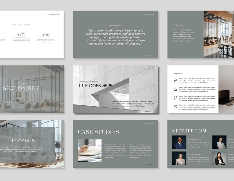 Commercial Real Estate Pitch Deck: 30-page Canva Template - Etsy