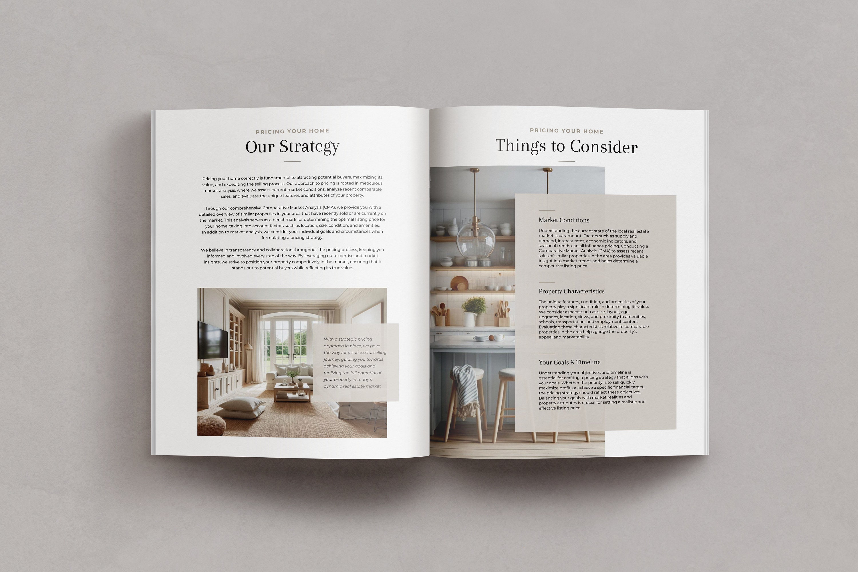 Home Sellers Guide Brochure Real Estate Listing Presentation Listing ...