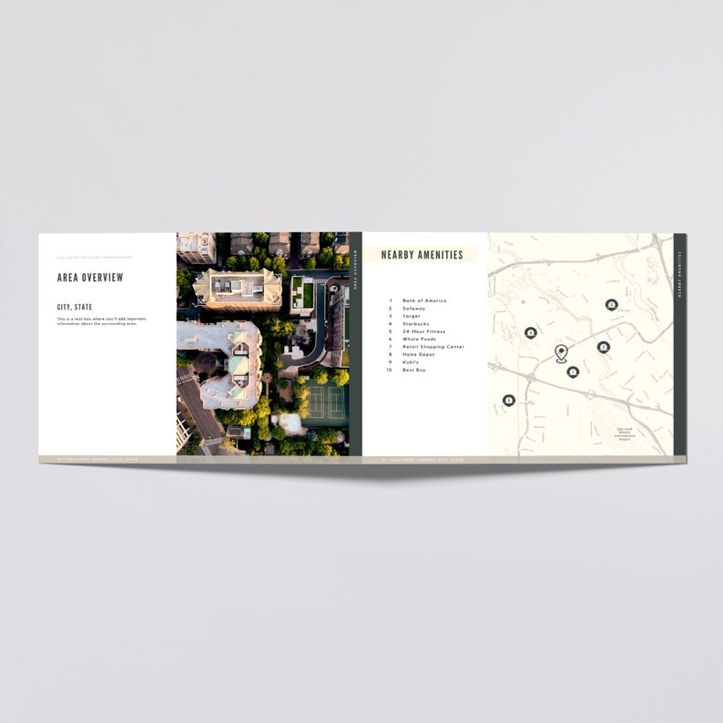 Commercial Real Estate Offering Memorandum | 20+ Page Canva Template ...
