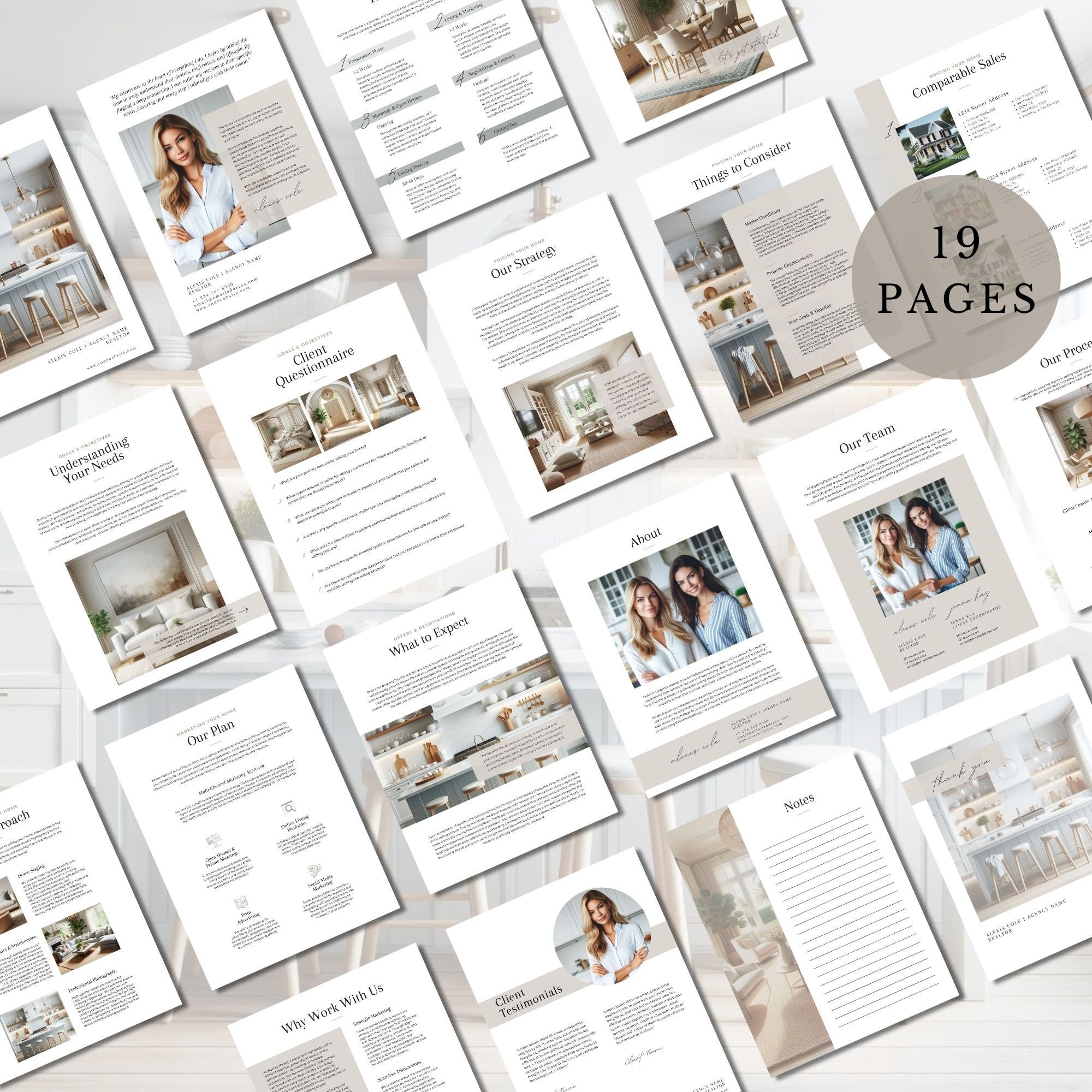 Real Estate Listing Presentation: Home Seller Guide (canva Template) - Etsy