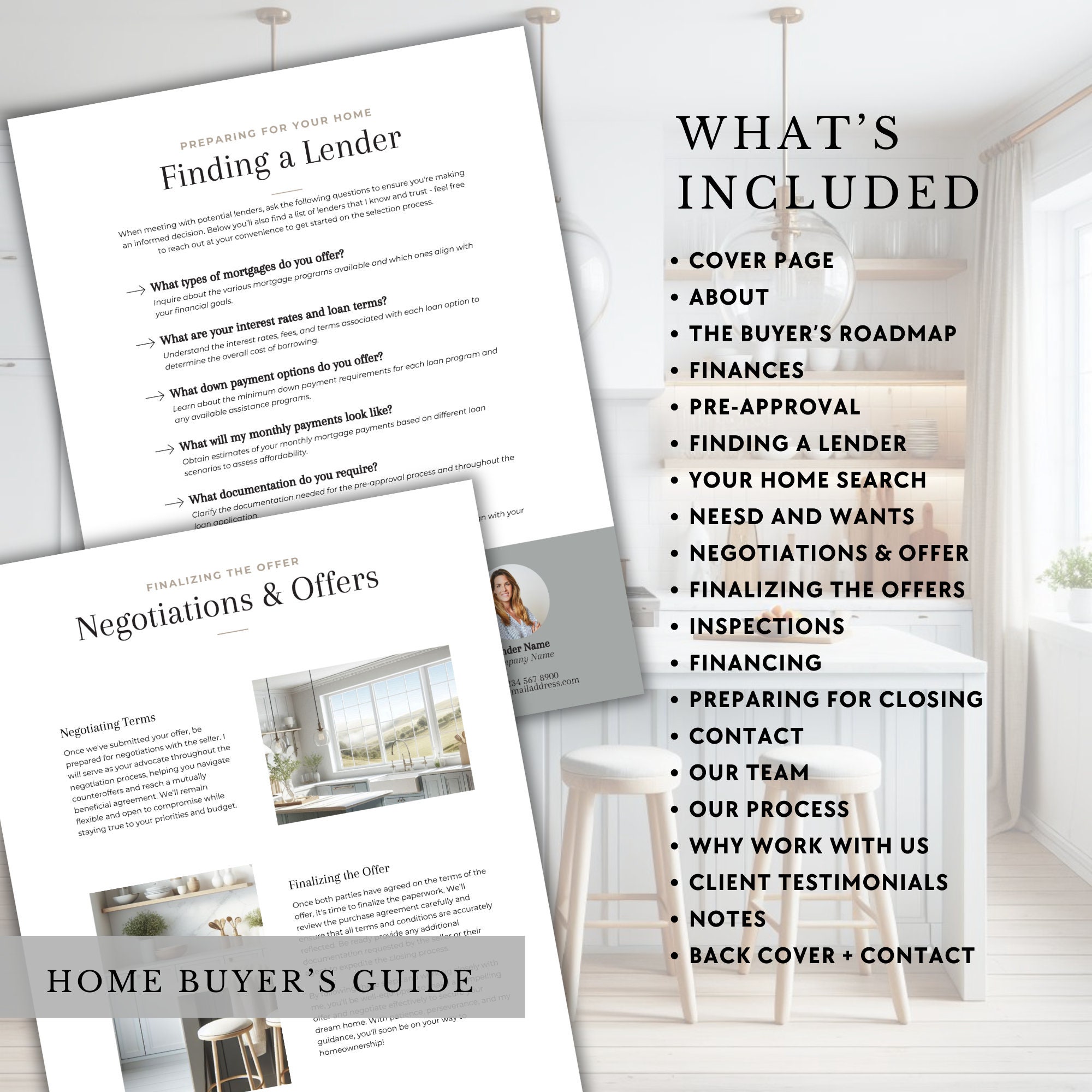 Real Estate Buyer + Seller Guide Bundle | Canva Templates (digital ...