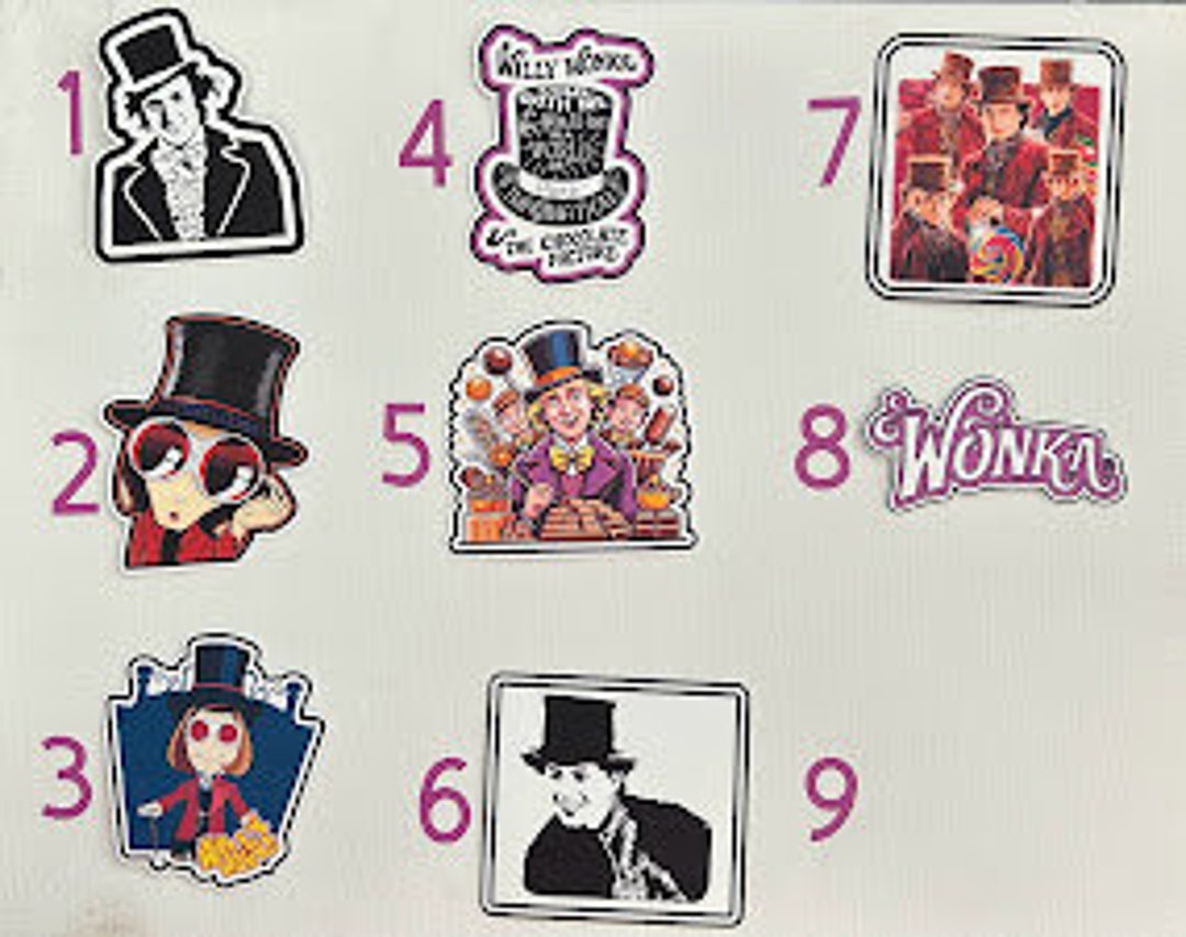 Wonka/timothée Chalamet Stickers - Etsy