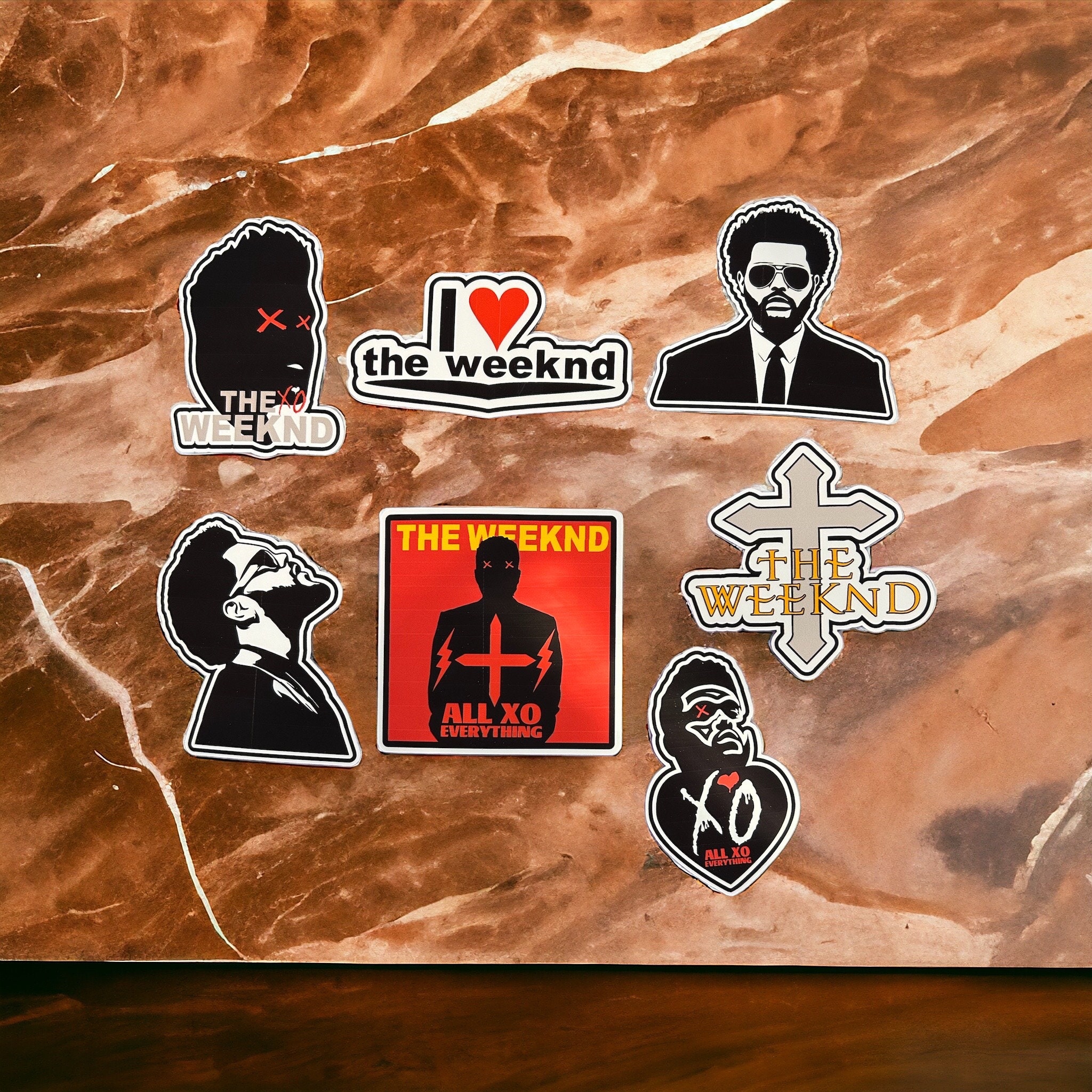 The Weeknd Stickers - Etsy