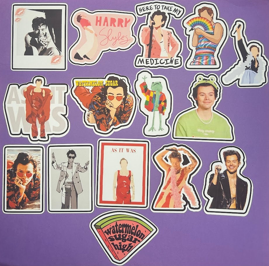 Harry Styles Stickers - Etsy
