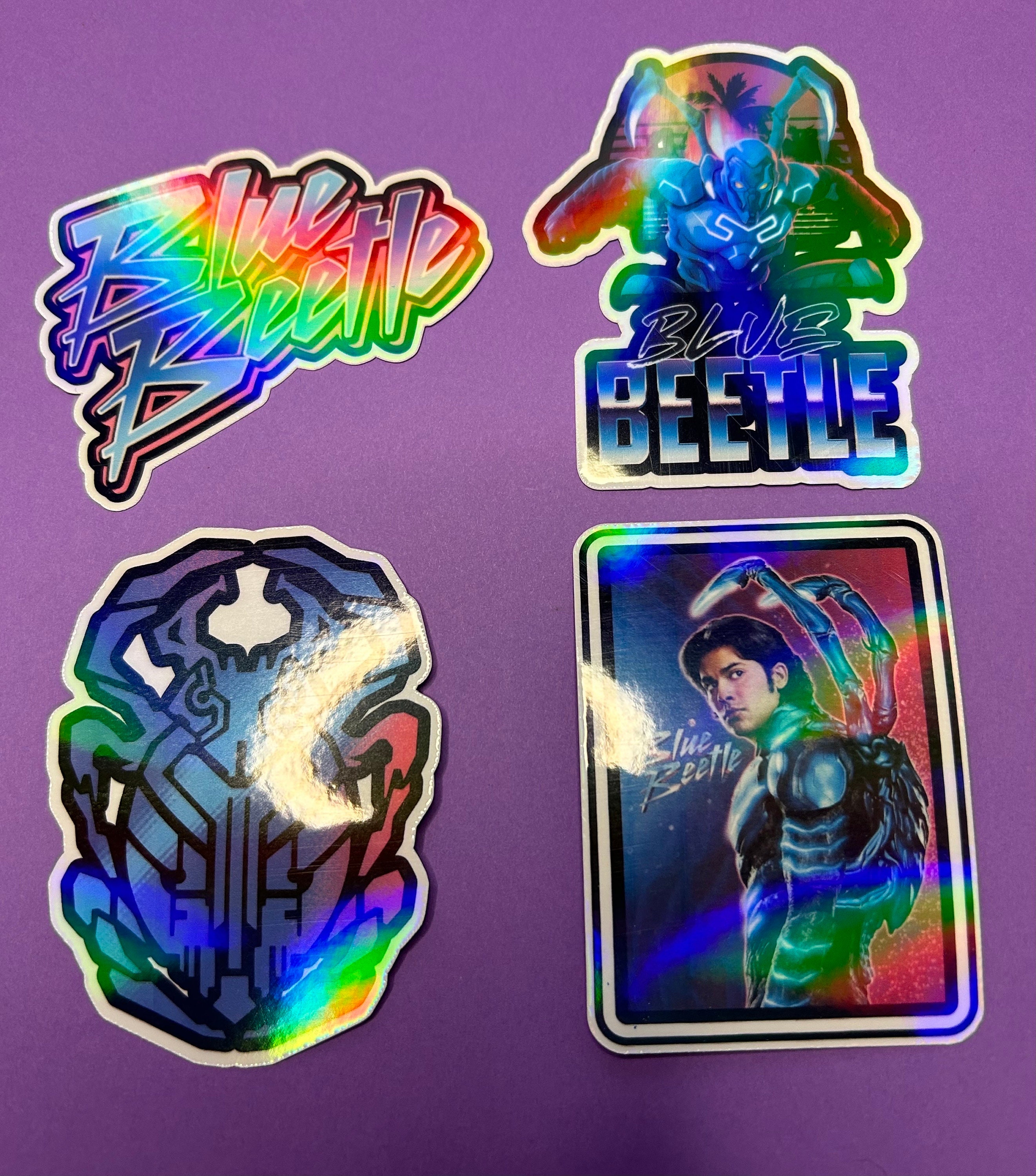 Blue Beetle Stickers - Etsy