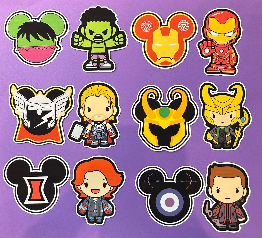 Avengers Stickers - Etsy