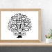 Family Tree Svg 7 Members, Family Heart Tree Svg, 7 Person Family Tree ...