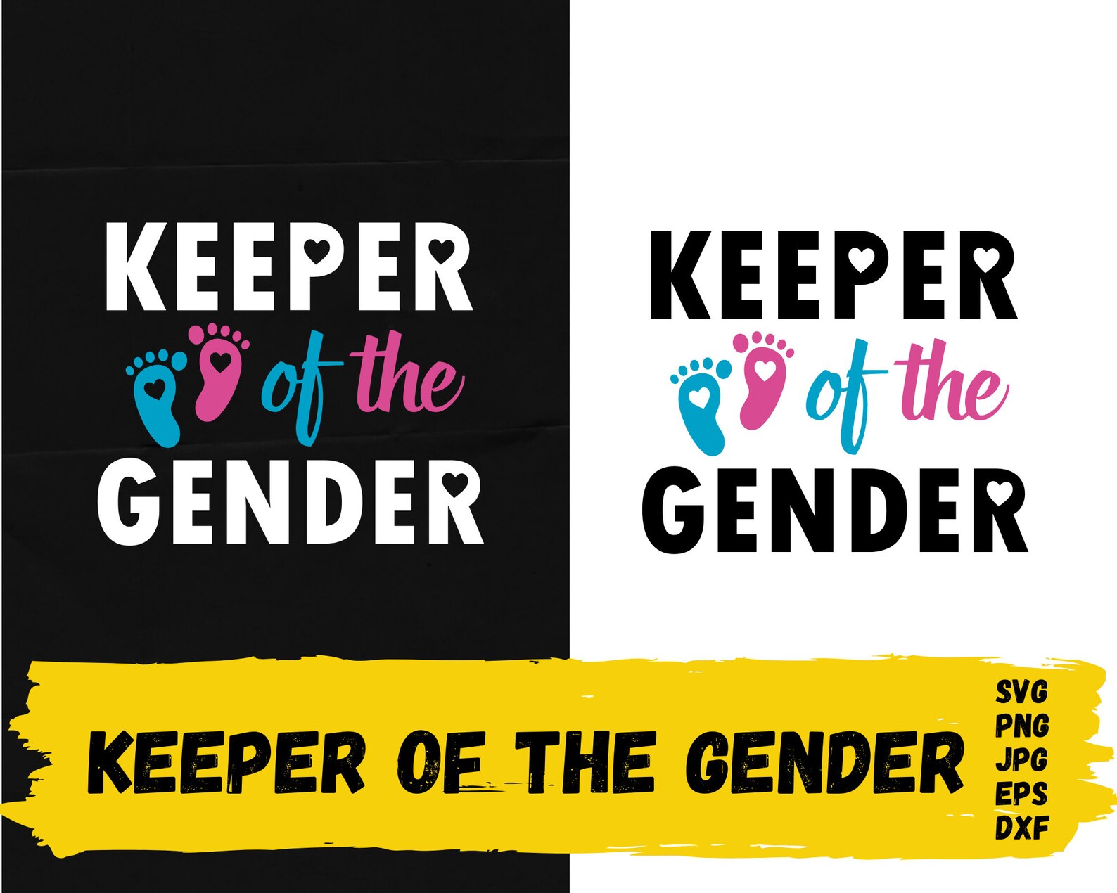 Keeper of the Gender SVG, Gender Reveal Svg, Gender Reveal Shirt Svg ...