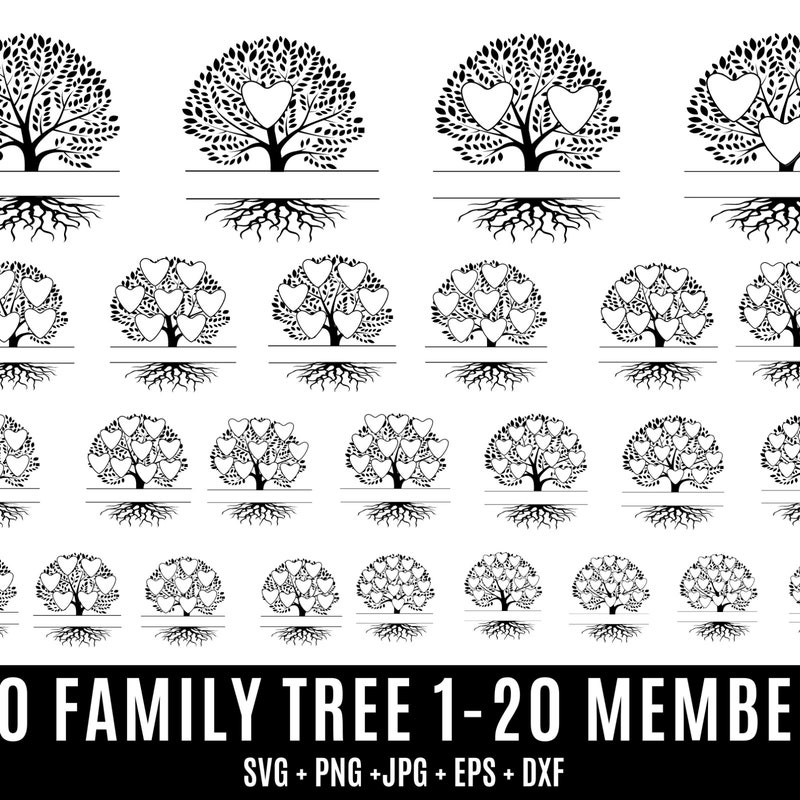 Family Tree Svg - Etsy