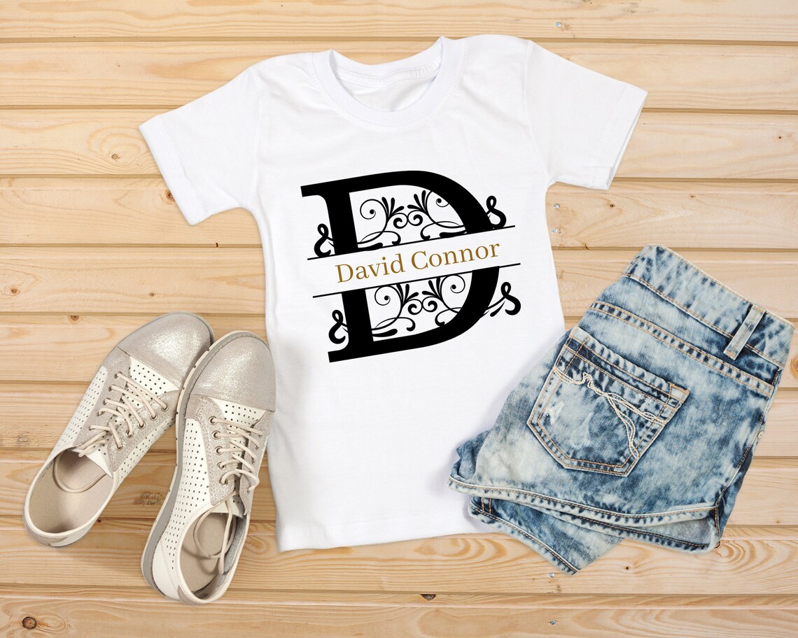 Split Monogram SVG Family Name SVG Split Alphabet Svg | Etsy