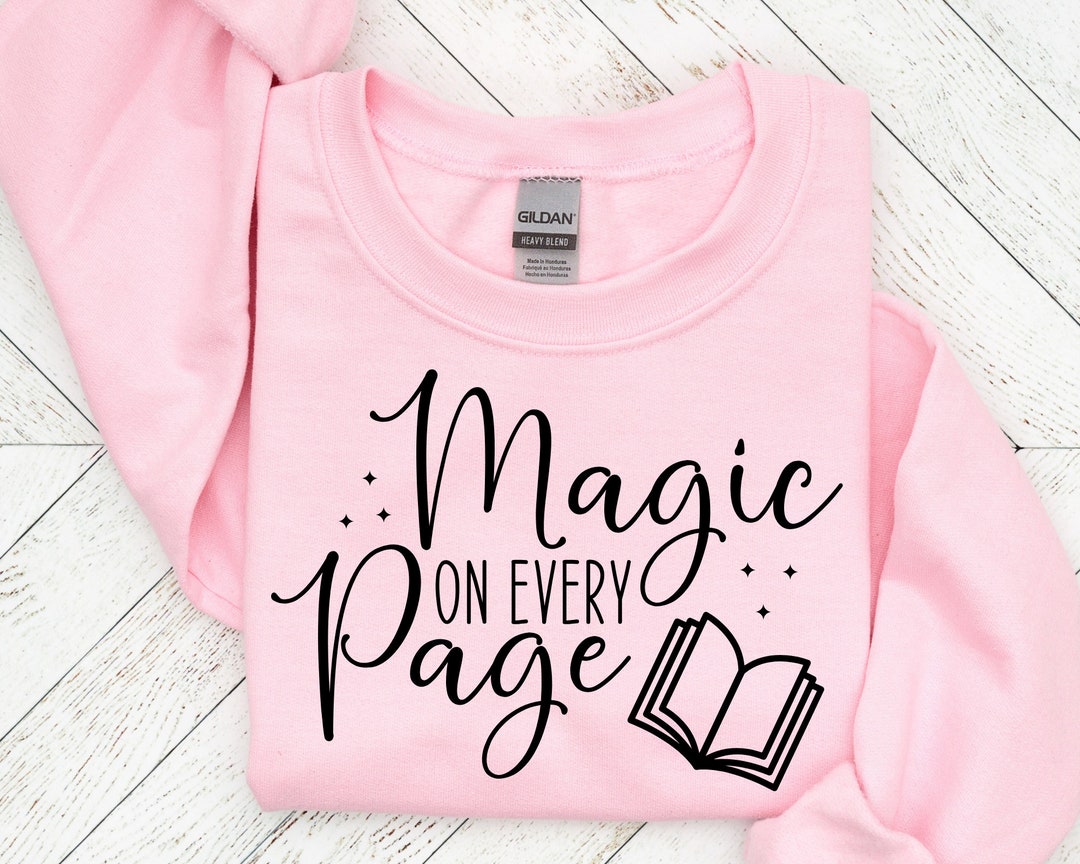Magic on Every Page Svg, Book Lover Svg, Reading Svg Bundle, Book ...