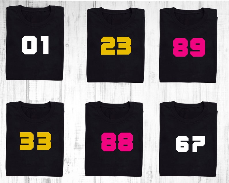 Sport Numbers Svg Football Numbers Svg Jersey Numbers Svg - Etsy