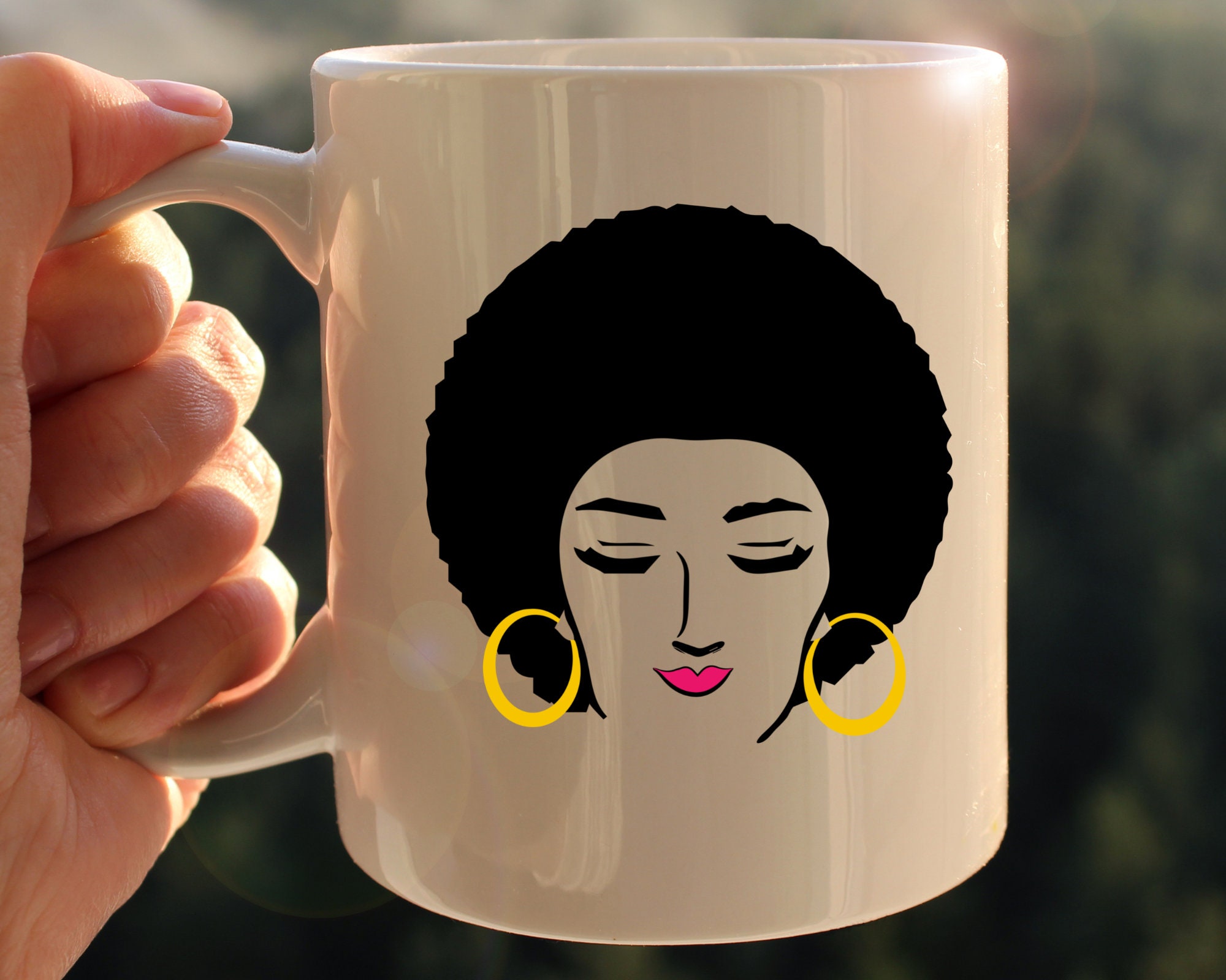 Afro Black Queen Svg Afro Woman Svg Bundleafro Lady Svgafro Etsy
