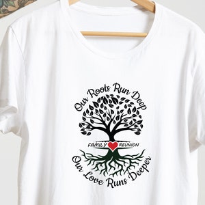 Our Roots Run Deep Shirt Design SVG - Family Reunion Tree SVG Custom ...